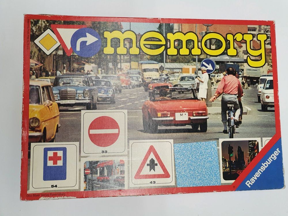Memory Ravensburger 1979 Bilderlegespiel Verkehr (Gebraucht) in ...