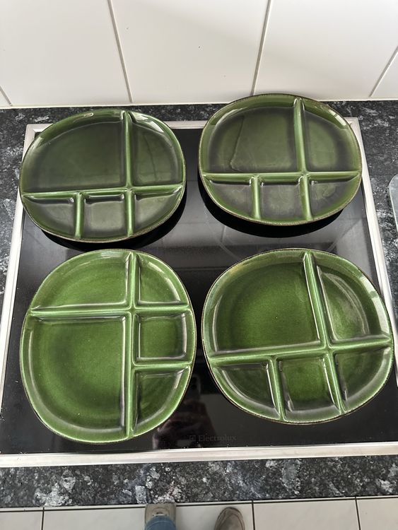 vintage Teller für Fondue Bourguignonne ,Fondue Chinoise, (Gebraucht ...