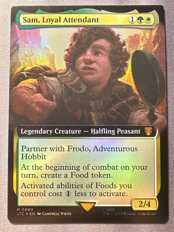 Sam, Loyal Attendant FOIL Variant 0090 Lord of the Rings (Neu (gemäss ...