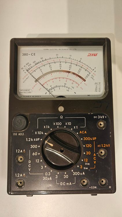 Multimeter Sanwa 380-CE mit Messspitzen | Kaufen auf Ricardo