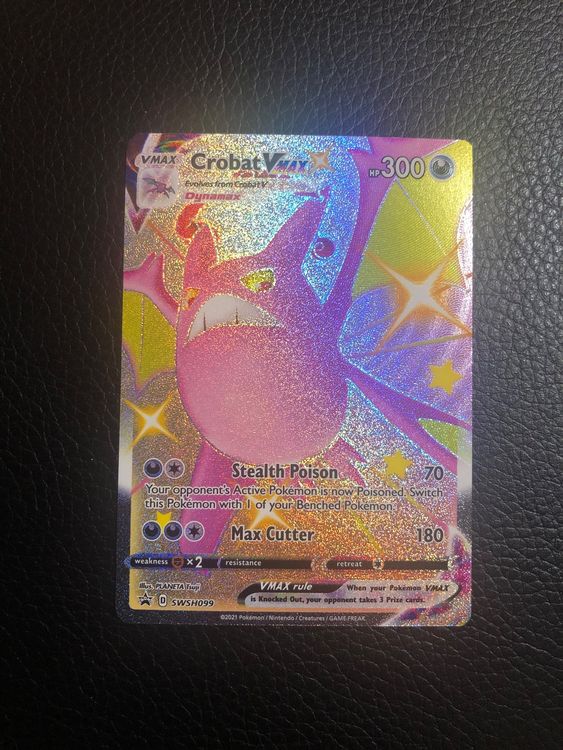 Crobat Vmax Shining Promo SWSH099 Full Art Ab 1 | Kaufen auf Ricardo
