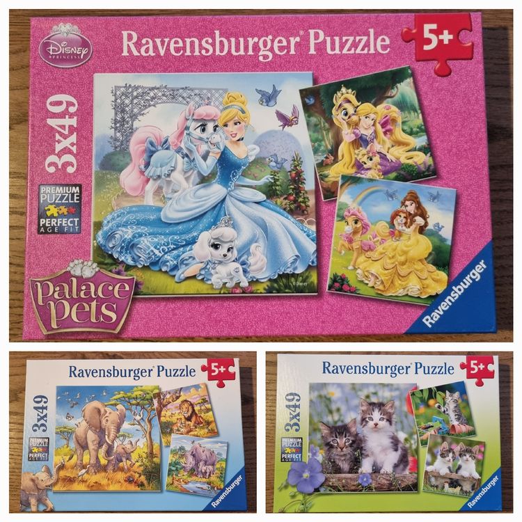 Puzzle für 5-Jährige, 3 Stück | Kaufen auf Ricardo