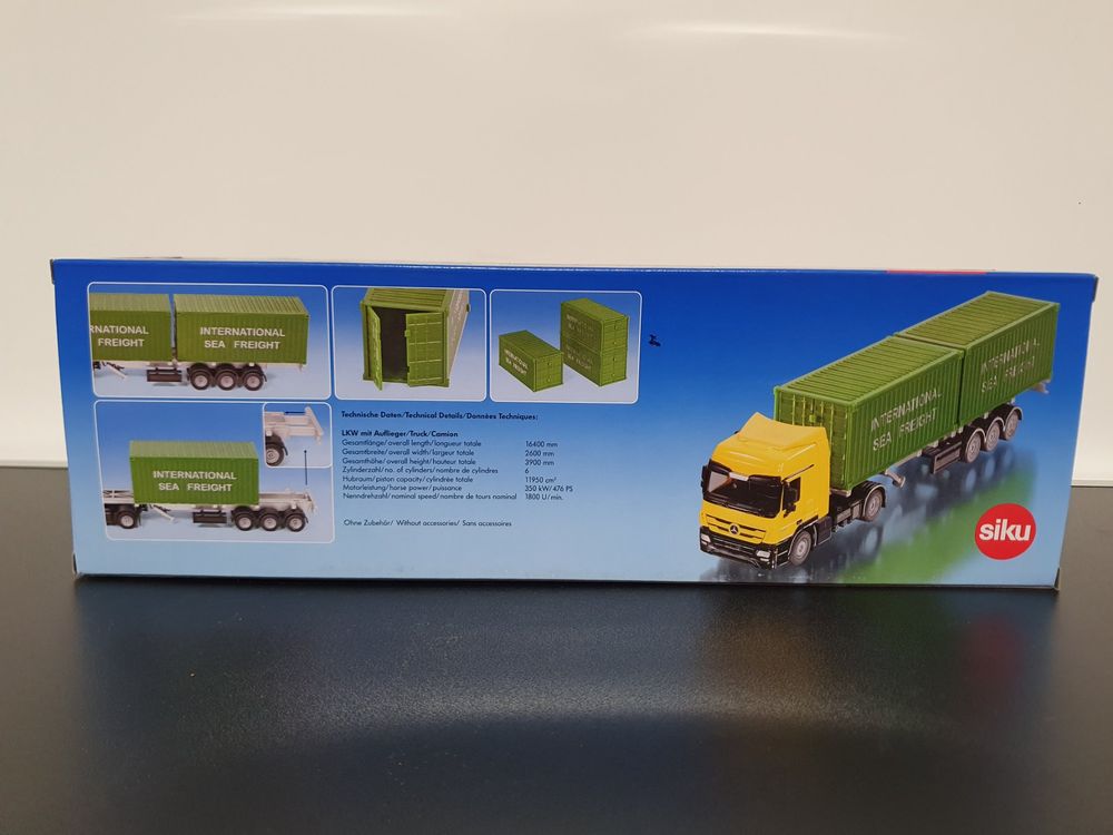 Siku - LKW mit Container (Neu und originalverpackt) in für CHF 21 – mit Lieferung auf Ricardo kaufen