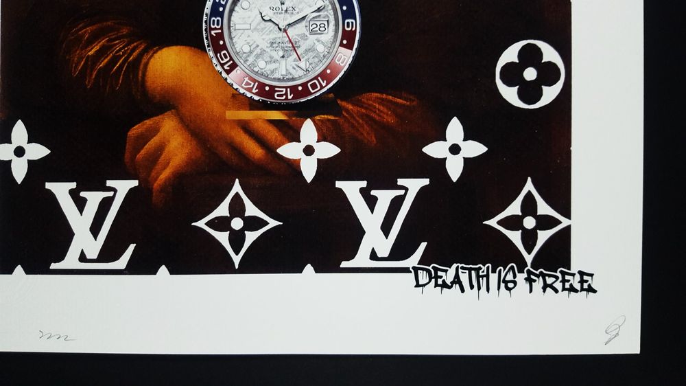 Death NYC Pop Art Druck " Vuitton Mona Lisa Rolex Master II | Kaufen ...