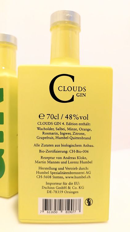 CLOUDS Gin Limited Edition Nr 4 | Kaufen auf Ricardo