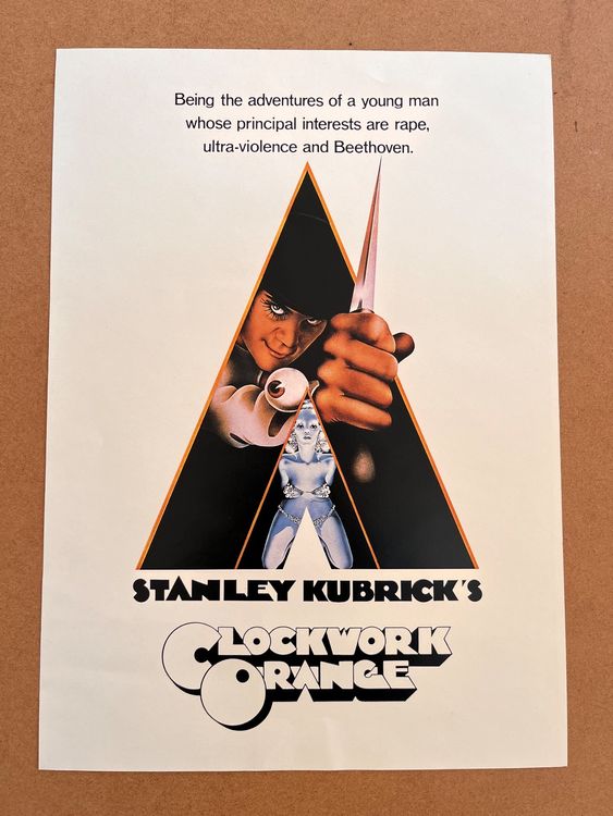 Plakat, Poster Clockwerk Orange von Stanley Kubrick | Kaufen auf Ricardo