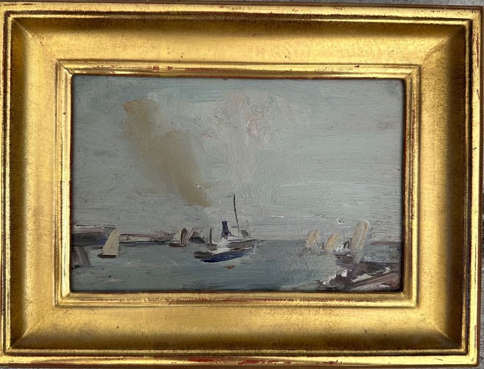 Walter Emil Müller (1896-1983) Seelandschafts Gemälde | Kaufen auf Ricardo