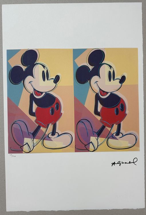 Andy Warhol: Twin Mickey 27/100 | Kaufen auf Ricardo