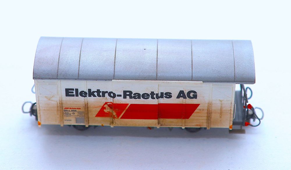 BEMO GEDECKTER GÜTERWAGEN ELEKTRO-REATUS AG RhB HOm (Gebraucht) in ...