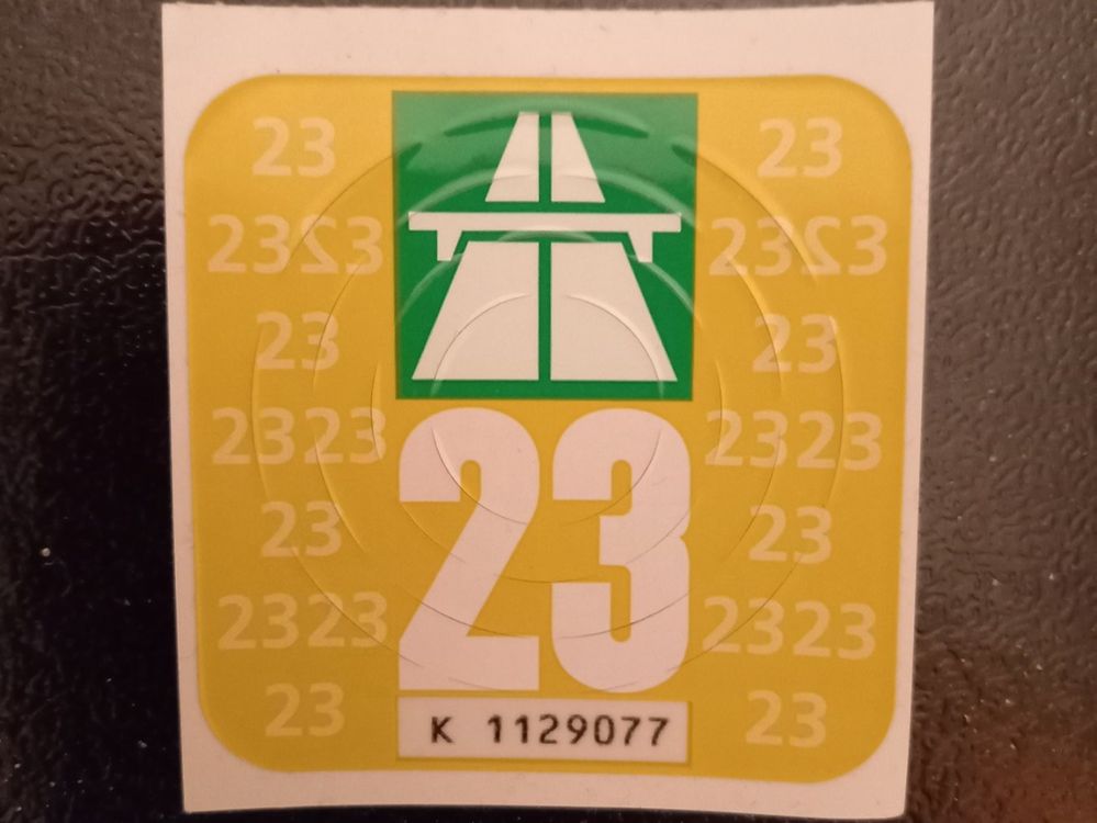 Autobahn- Vignette 2023 (Neu und originalverpackt) in Pieterlen für CHF 25 – mit Lieferung auf ...