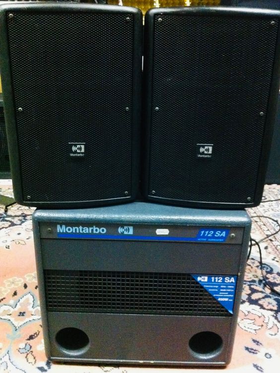 SET:Montarbo Active Subwoofer 112 SA & 2 Montarbo MT 180-A (Gebraucht ...