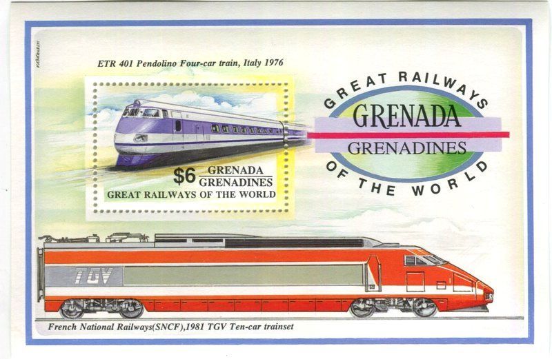 Block "Lokomotiven". Grenada (Neu und originalverpackt) in Basel für CHF 4 – mit Lieferung auf ...