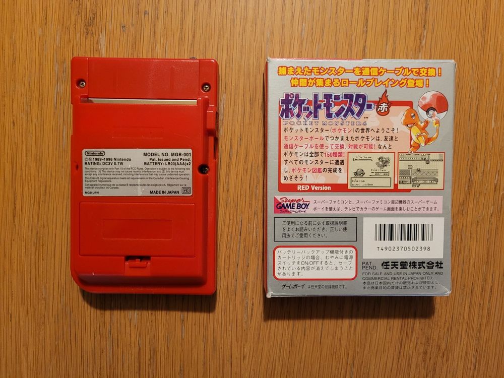 Gameboy Pocket Rot + Pokemon Rot in OVP (Gebraucht) in Münchenstein für ...
