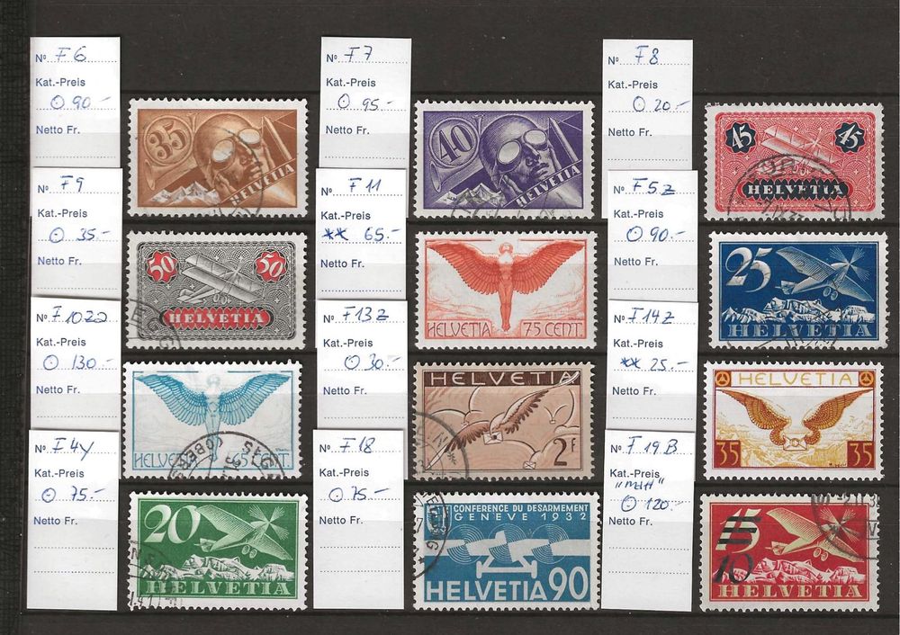 Lot "bessere" Flugpost Ausgaben - KP 850.-- | Kaufen auf Ricardo