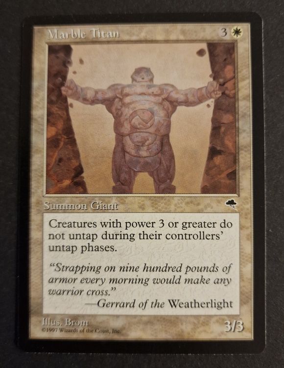 Marble Titan, Magic the Gathering (Gebraucht) in Hochdorf für CHF 1.5 ...