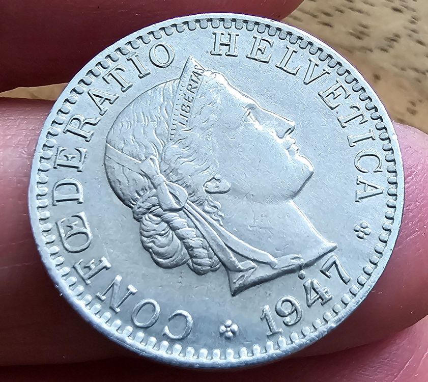 20 rappen 1947 mit Fehlprägung | Kaufen auf Ricardo