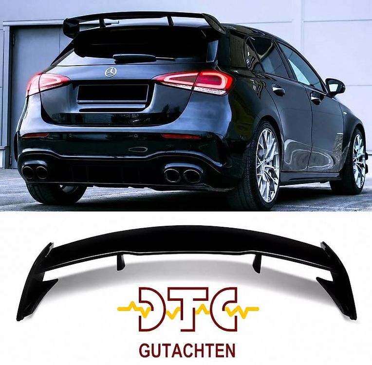 Aileron AMG Mercedes Classe A A45 AMG A35 AMG Noir brillant (Neu und ...