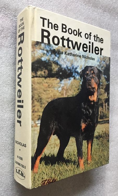 Book of the Rottweiler Anna K Nicholas (Gebraucht) in Genève für CHF 5 ...