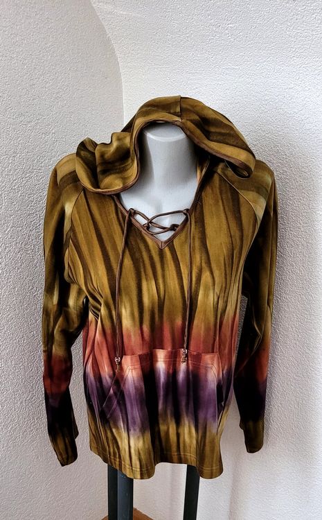 NEU! Pulli Zipfel Kapuze Goa Hippie Boho Gr. S Boom Baba (Neu (gemäss ...