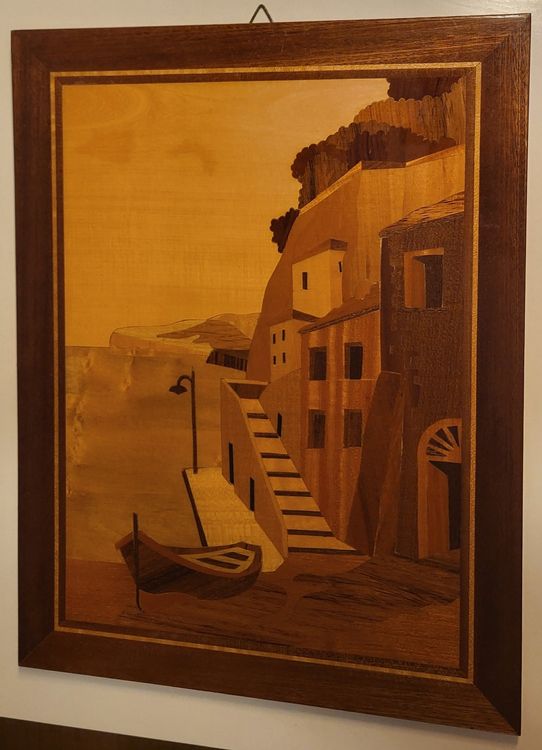 Holzbild "Intarsie" aus Italien 40/31 | Kaufen auf Ricardo