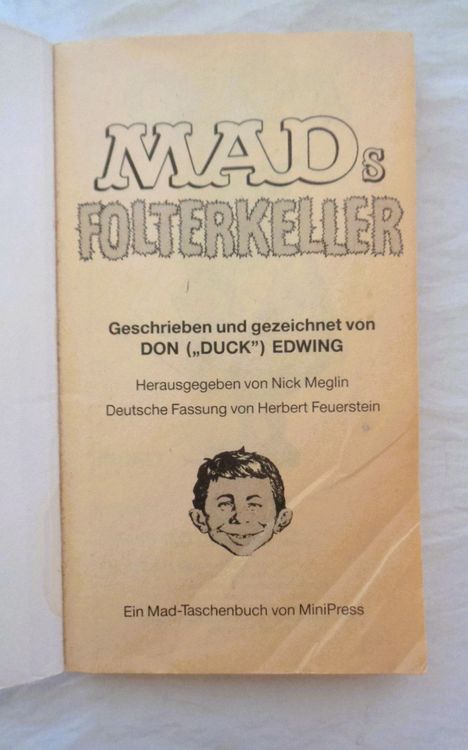 MAD Taschenbuch / Mad's Folterkeller von Don Edwing (Gebraucht) in ...
