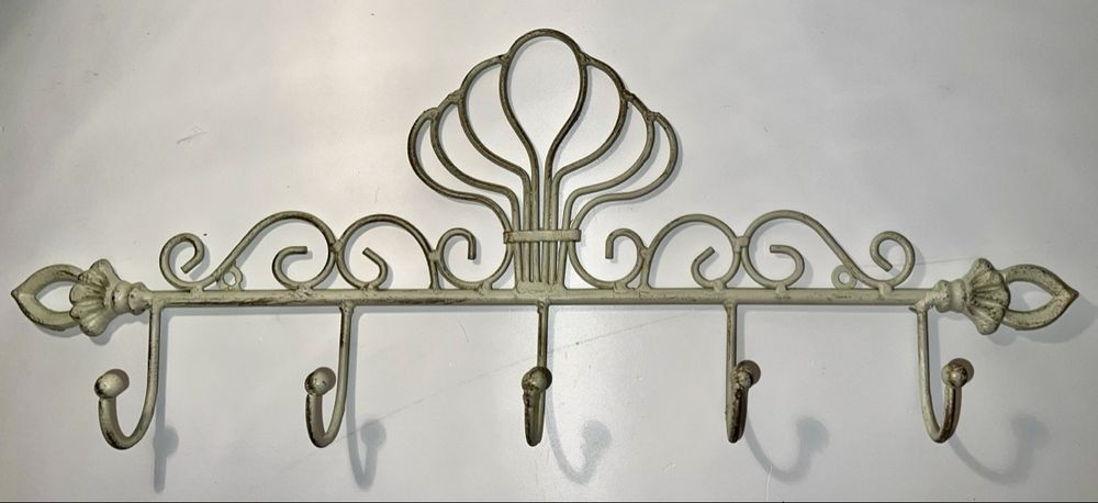Vintage Wandgarderobe,Metall,Shabby Chic,Landhaus,Neu (Neu (gemäss ...