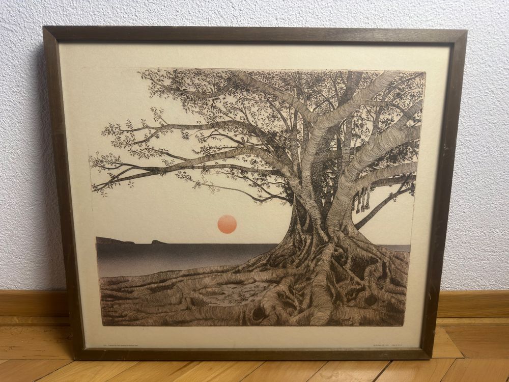 Tropical Fig Tree by Michael Arth 1976 Litho USA gehramt (Gebraucht) in ...