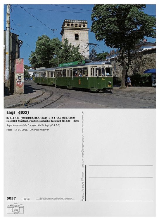 Bern Svb Bernmobil Iaşi R A T P România Tram Be 4 4 B4 Kaufen Auf