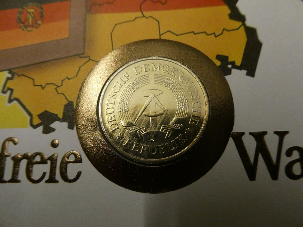 DDR 1982, 1 Mark - unzirkuliert - Münzbrief | Kaufen auf Ricardo