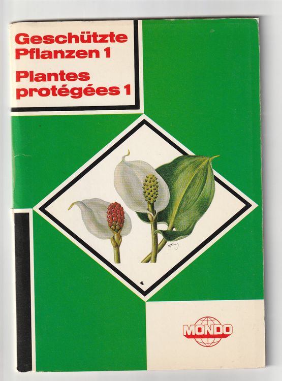 Plakat MONDO, Schreiber Verlag Geschützte Pflanzen 1, c.1970 (Gebraucht) in Härkingen für CHF 9. ...