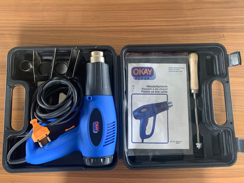 Heissluftfön / Heissluftpistole inkl. Zubehör | Kaufen auf Ricardo