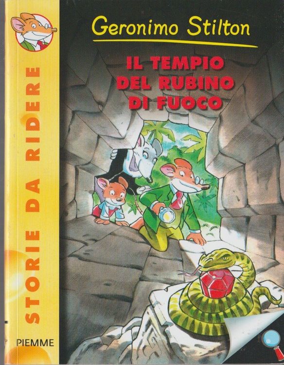 Italian GERONIMO STILTON # 30 IL TEMPIO DEL RUBINO DI FUOCO | Kaufen ...