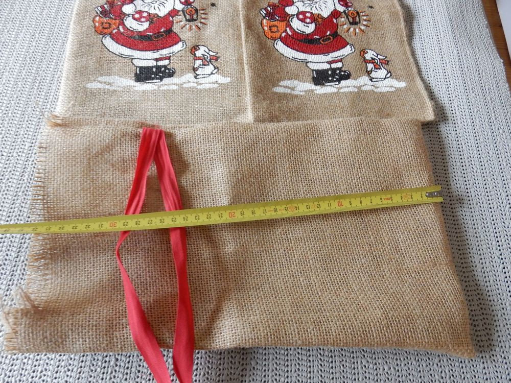 5 x St. Nikolaussäcke Weihnachten Jute Sack Samichlaus (Gebraucht) in ...