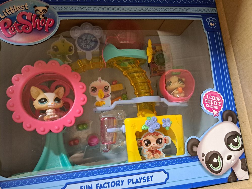 Littlest Pet Shop LPS Play Factory Spielset Bandai (Neu und ...