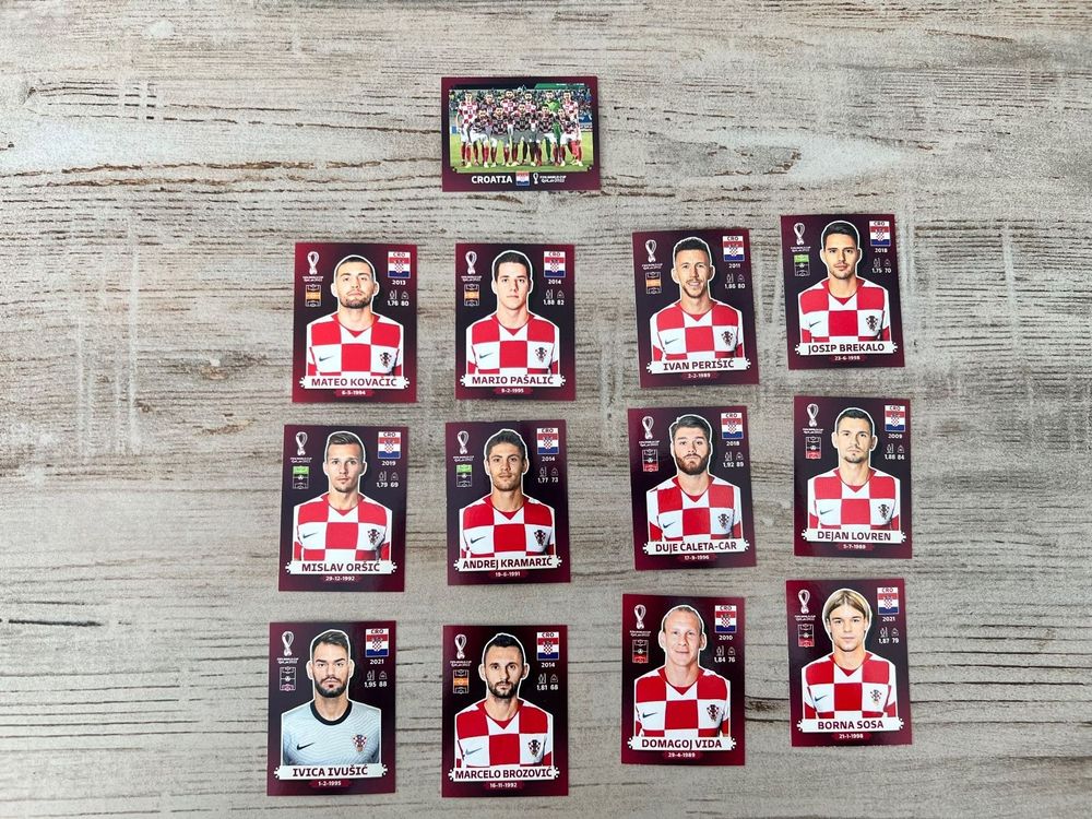 Panini Bilder WM 2022 Oryx / Kroatien | Kaufen auf Ricardo