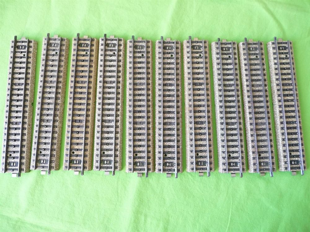M-Gleis 10 Stück Gerade 5106 schöne Märklin Metallgeleise (Gebraucht ...
