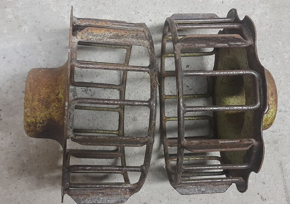 Gitterräder zu Aebi AM10 und Aebi AM7 für Pneugrösse 3.50-8 (Gebraucht ...