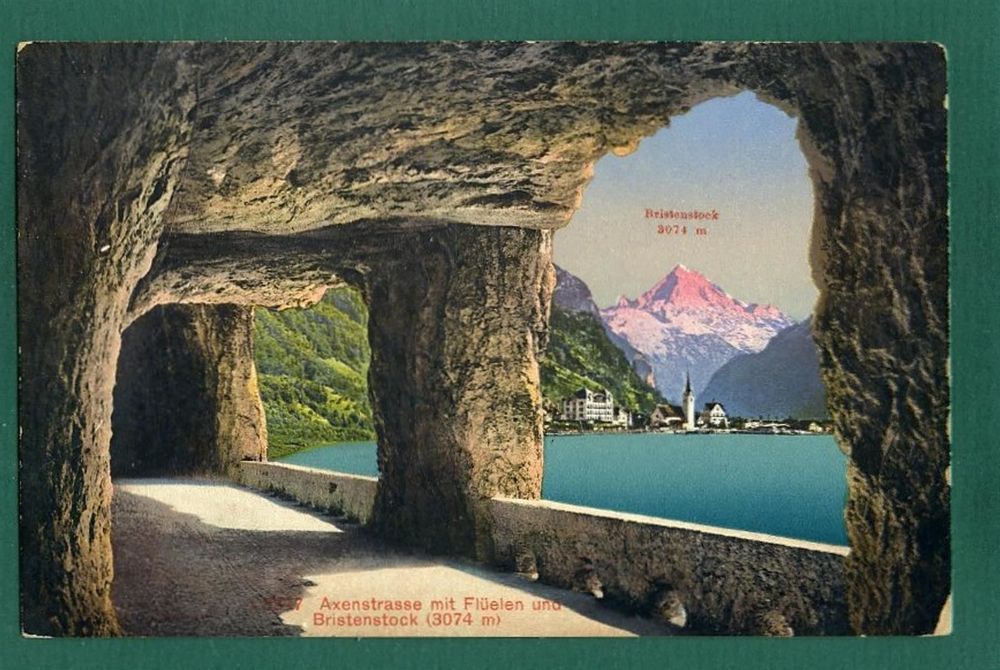 Axenstrasse mit Flüelen und Bristenstock (Gebraucht) in Sargans für CHF 1 – mit Lieferung auf ...