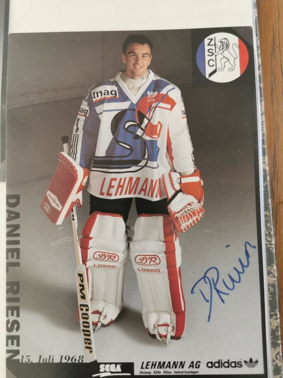Signierte Autogrammkarte Daniel Riesen ZSC Lions | Kaufen auf Ricardo