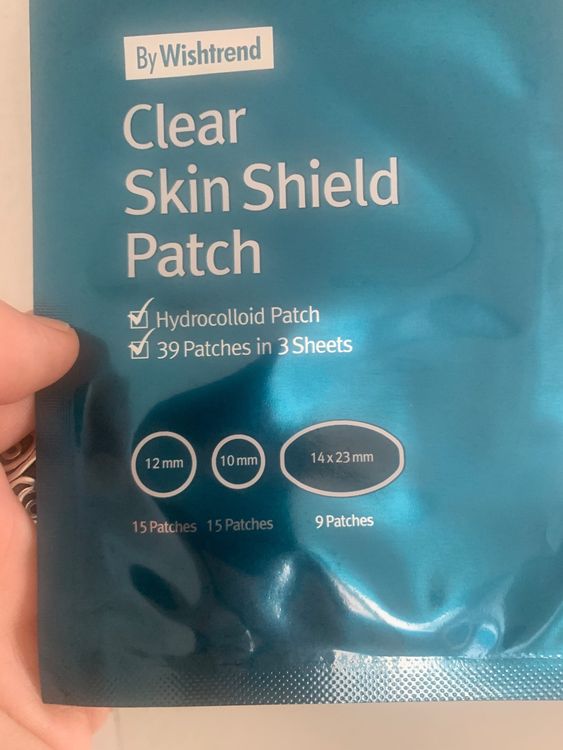 BY WISHTREND Clear Skin Shield Patches 39 Stk.für Pickel,NEU (Neu und ...