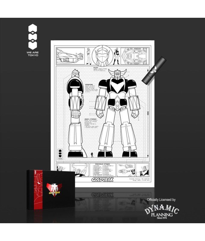 Poster - Goldorak - Robot - "Print UV" - A4 - Goldorak (Neuf avec ...