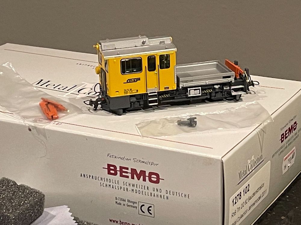 BEMO 1278 102 H0m: RhB Tm 2/2 82 (Neu und originalverpackt) in für CHF ...