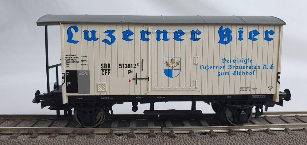 Liliput L224850 SBB Bierwagen "Luzerner Bier" neuwertig, OVP (Neu (gemäss Beschreibung)) in Seon ...