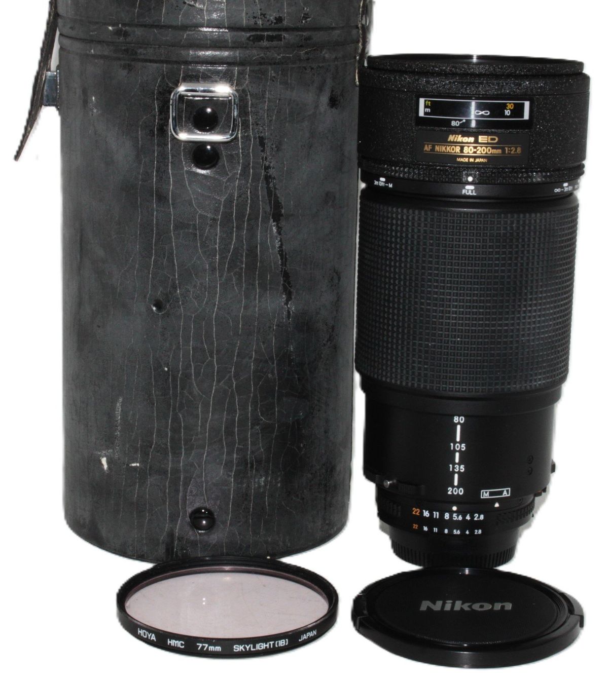 cc/ NIKON ED AF NIKKOR 2.8 D / 80-200 mm + 1 Filter + Köcher (Gebraucht ...