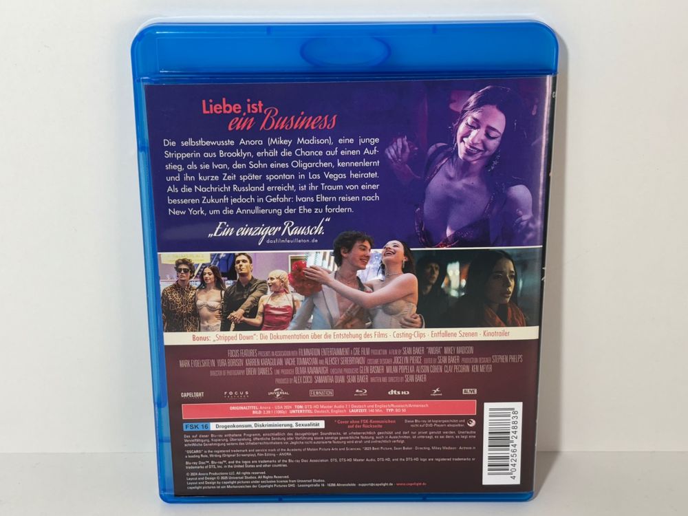 Anora Blu Ray (Gebraucht) in Wilderswil für CHF 7.9 – mit Lieferung auf ...