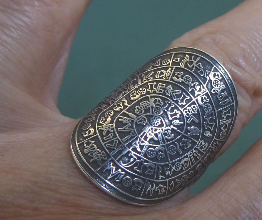 Ring 925 Silber mit Maya Kalender (Gebraucht) in Muri AG für CHF 19 ...