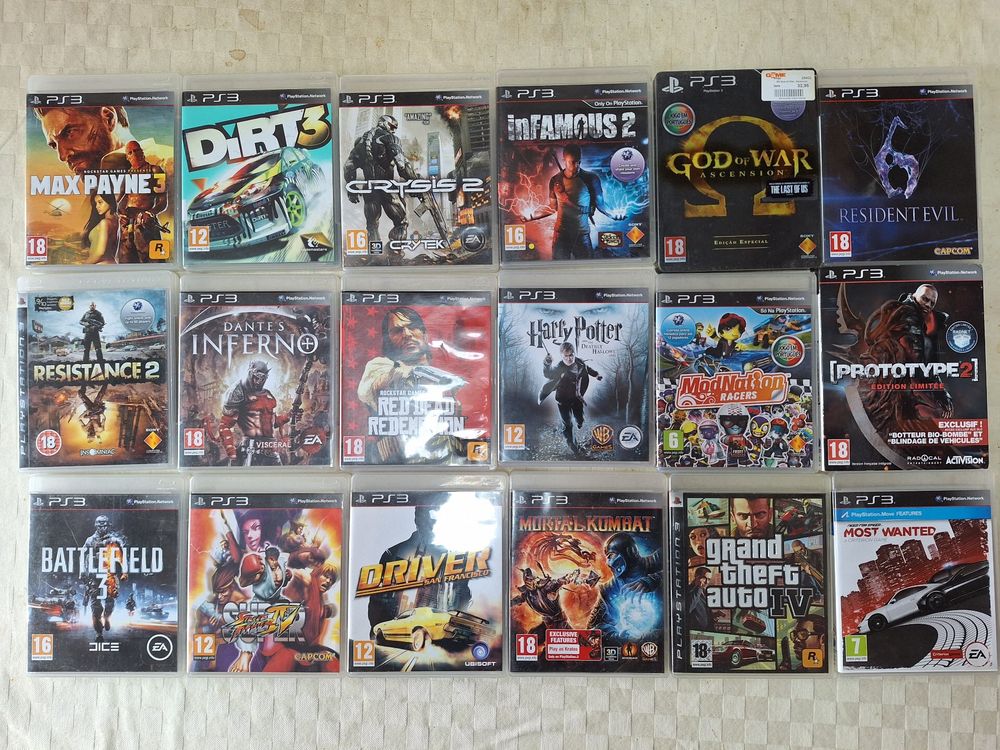 Lot de 18 jeux Playstation PS3 (Gebraucht) in Wabern für CHF 45 – mit ...