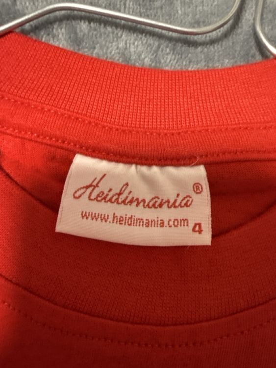 Rotes Heidimania T-Shirt Grösse 98/104 Top Zustand! (Neu (gemäss ...