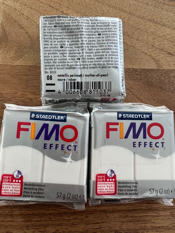 FIMO metallic-perlmutt (Neu und originalverpackt) in Matzendorf für CHF ...