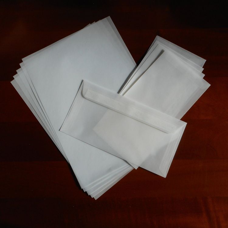 Papier & Couverts "Pergament" Weiss | Kaufen auf Ricardo